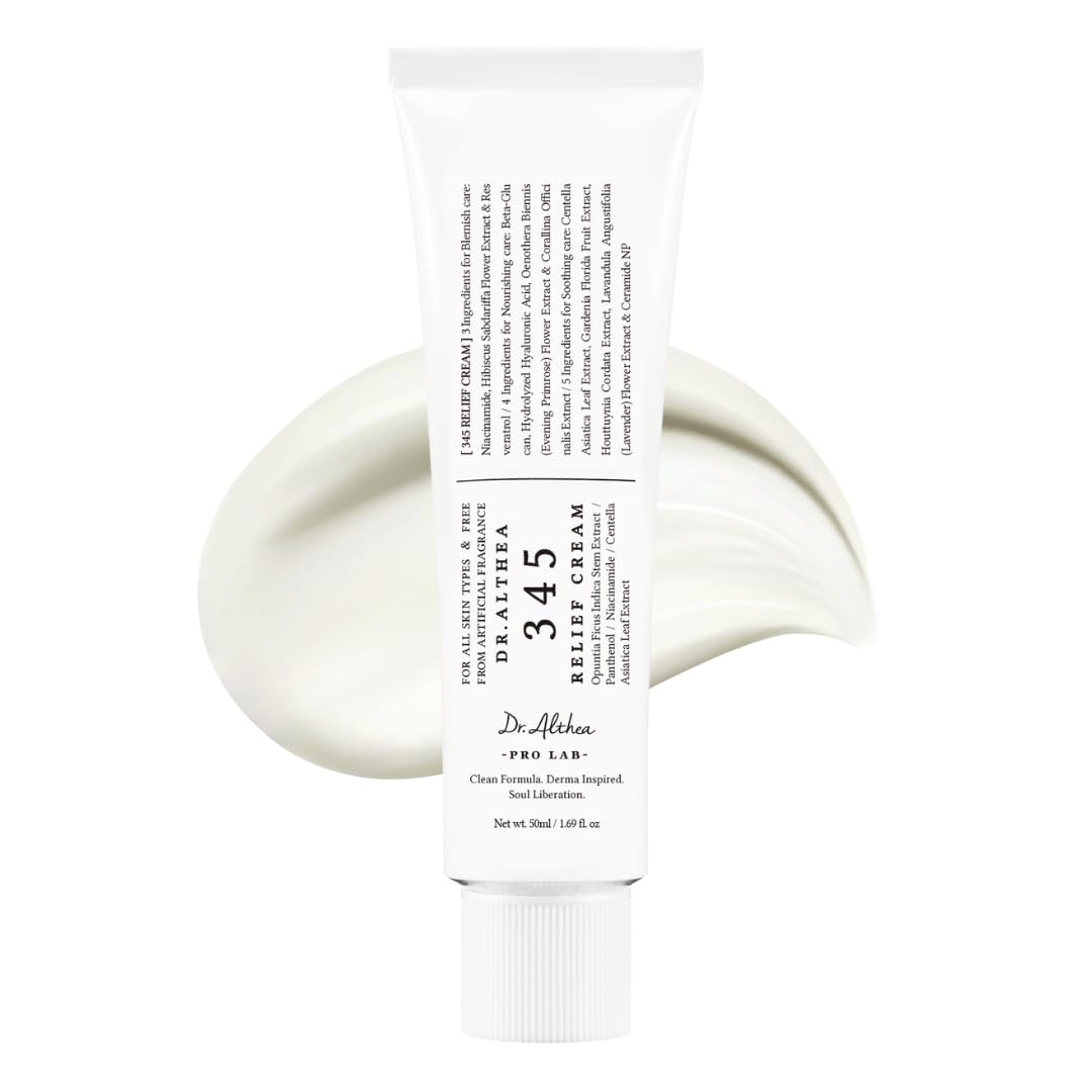 Dr.Althea 345 Relief Cream | Daily Face Moisturizer | Blemish | Korean ...